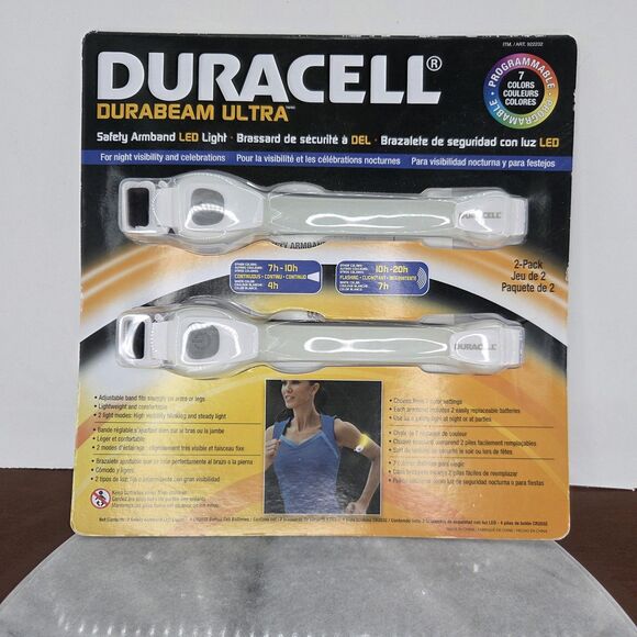 Accessories | Duracell Durabeam Ultra Led Safety Armband Light 2pack ...